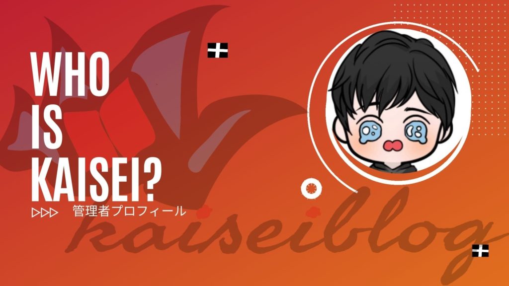 【管理主】"普通の大学生"ことkaiseiの詳細プロフィール | kaiseiblog